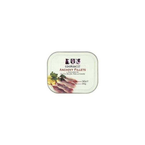 Cooks & Co Anchovy Fillets 365g